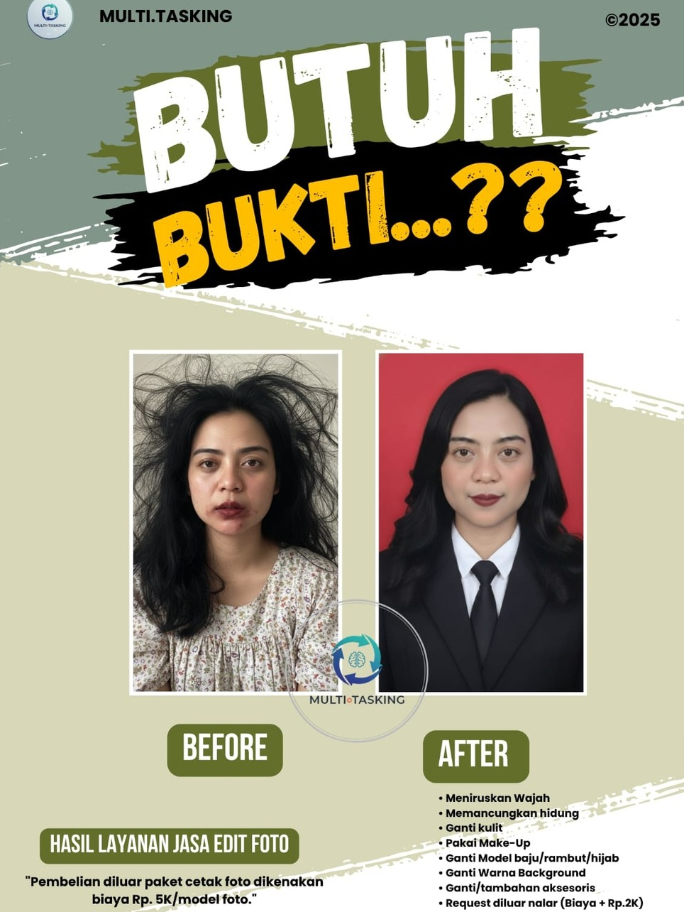Jual CETAK FOTO 40 LEMBAR 2X3, 3X4, 4X6 & GRATIS EDIT FOTO LAMARAN ...