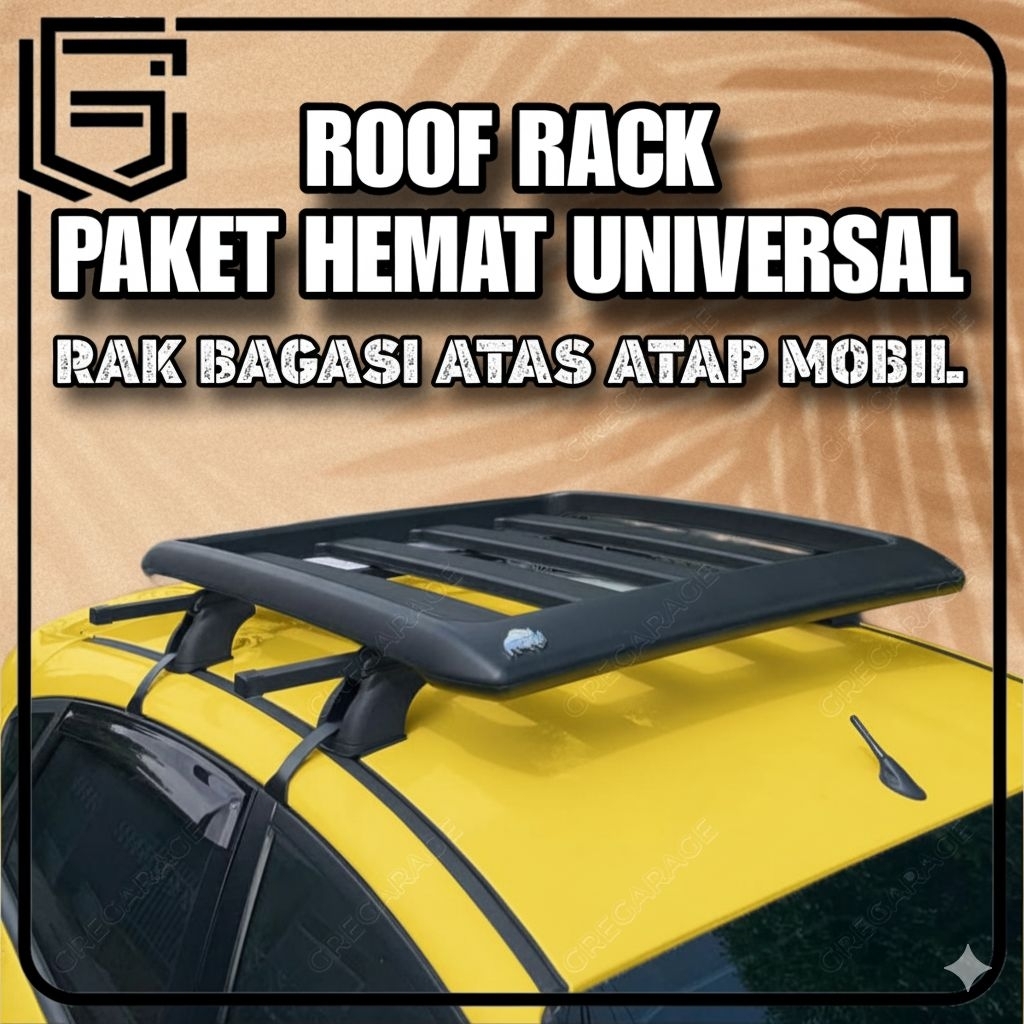 Jual Paket Hemat Urban Roof Rack Dan Cross Bar Sunrise Universal Untuk ...
