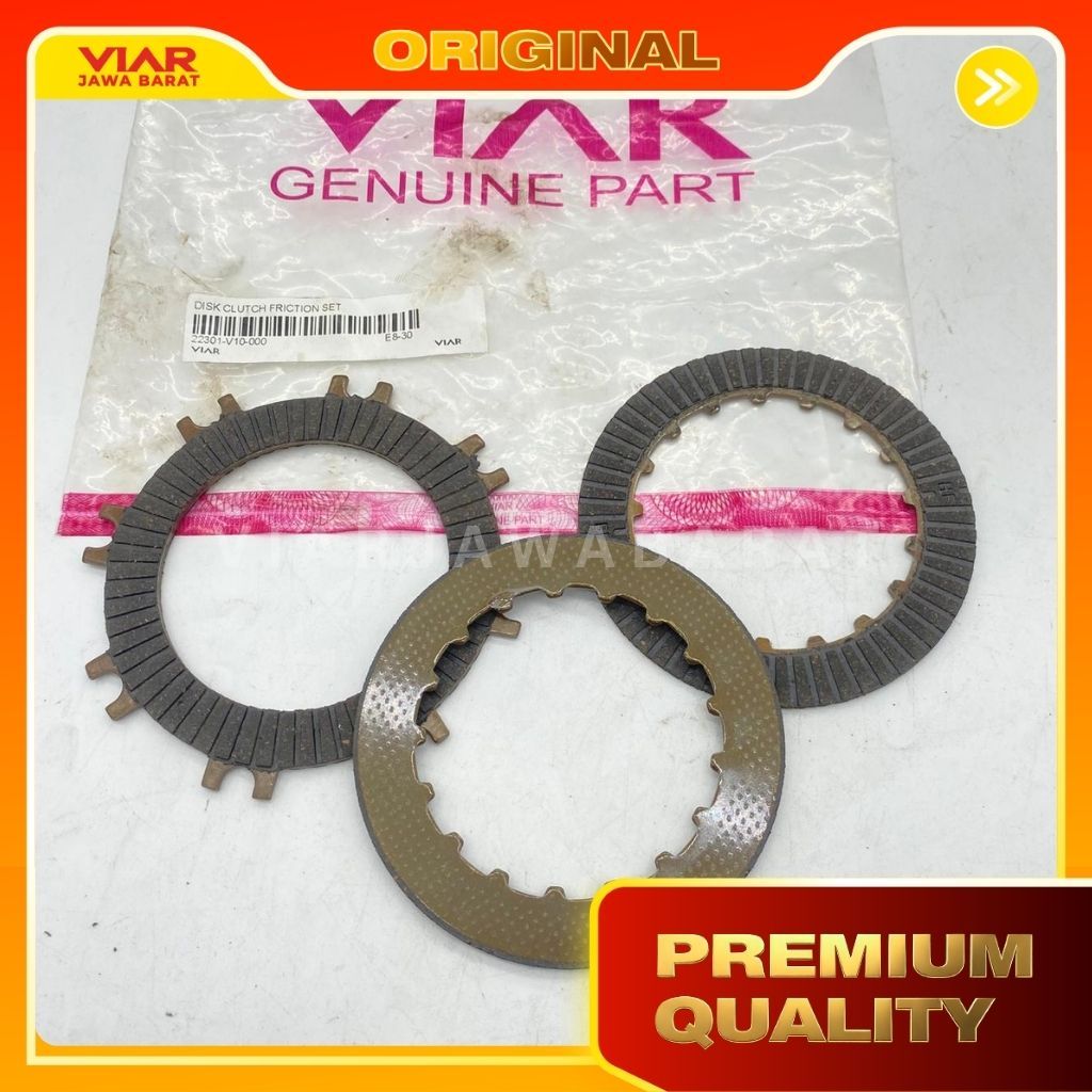 Jual Kampas Kopling Set Viar Karya Bit 100cc Matic / Disc Clutch Viar ...