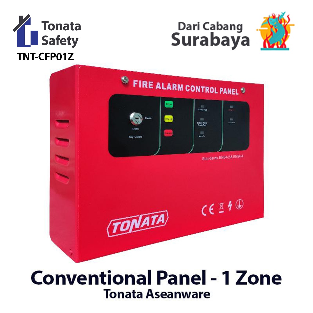 Jual Fire Alarm Control Panel 1 Zone Aseanware Tonata / MCFA ...