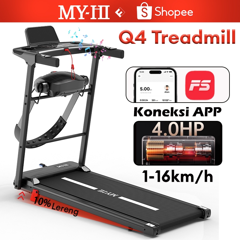 Jual MY-HI Treadmill Portable Q4 Dasbor digital Treadmill electric low ...