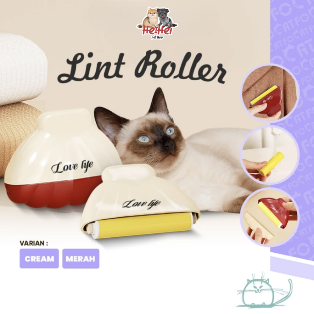 Jual Shell Pocket Lint Roller Washable Portable - Alat Pembersih Bulu ...