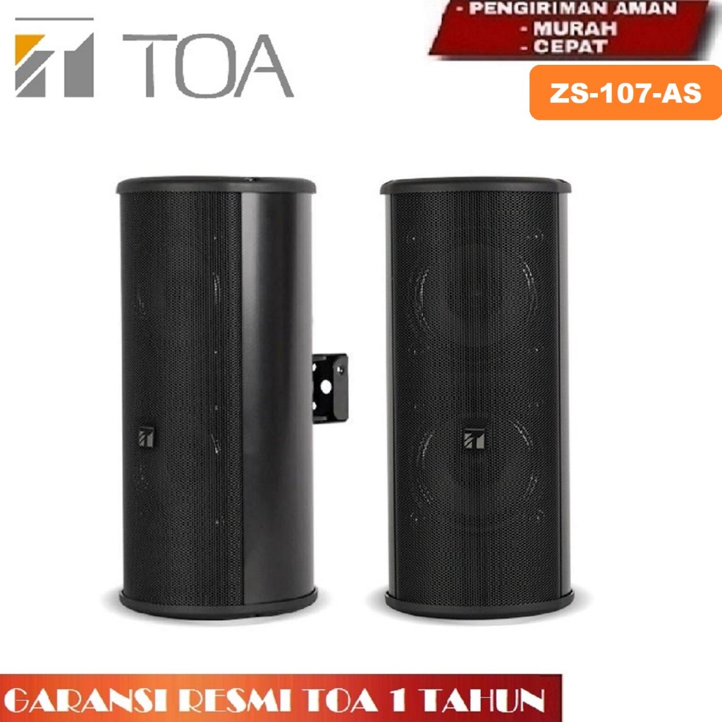 Jual TOA ZS-107-AS Column Speaker Indoor / Outdoor Speaker Dinding ...