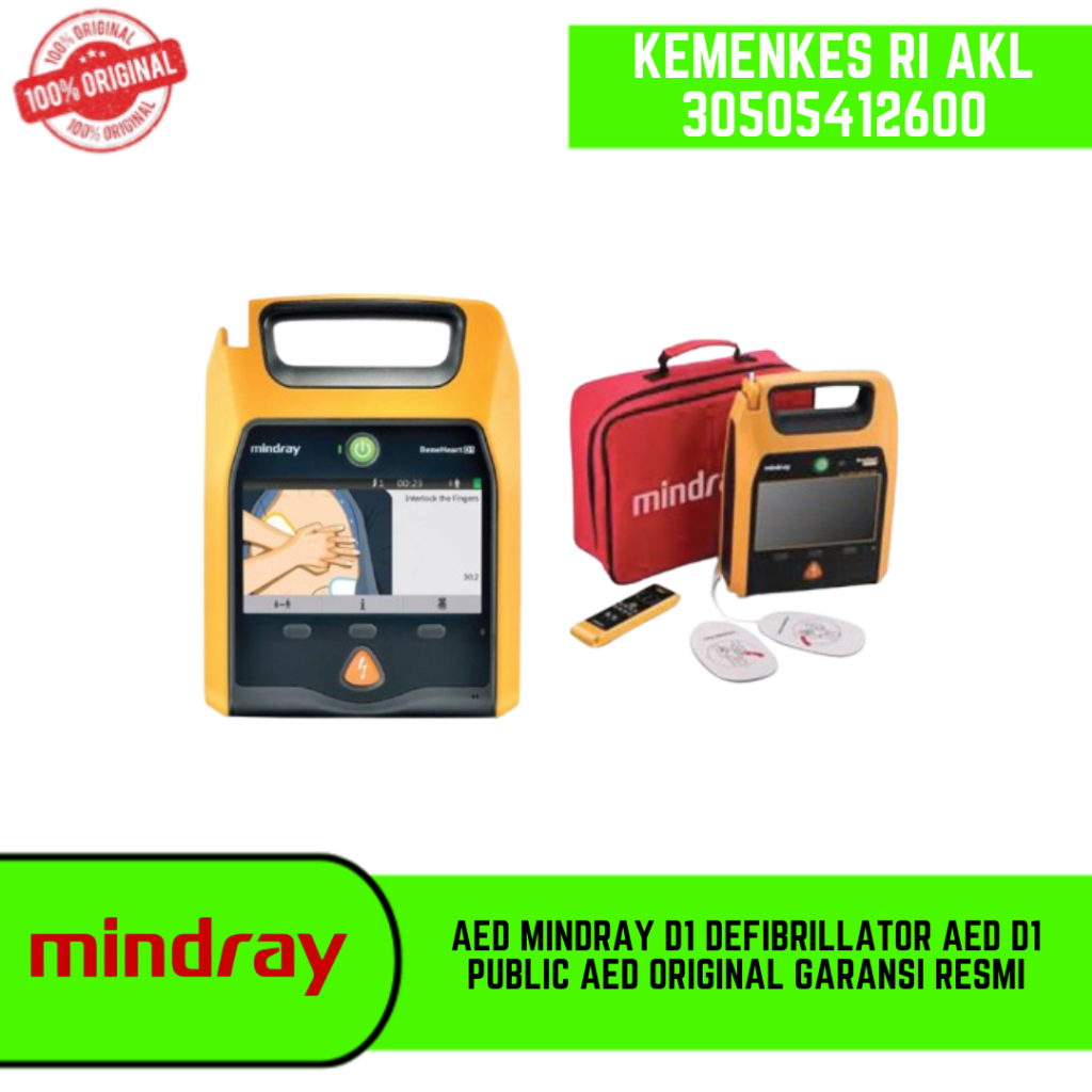 Jual AED Mindray D1 Defibrillator AED D1 Public AED Original Garansi ...