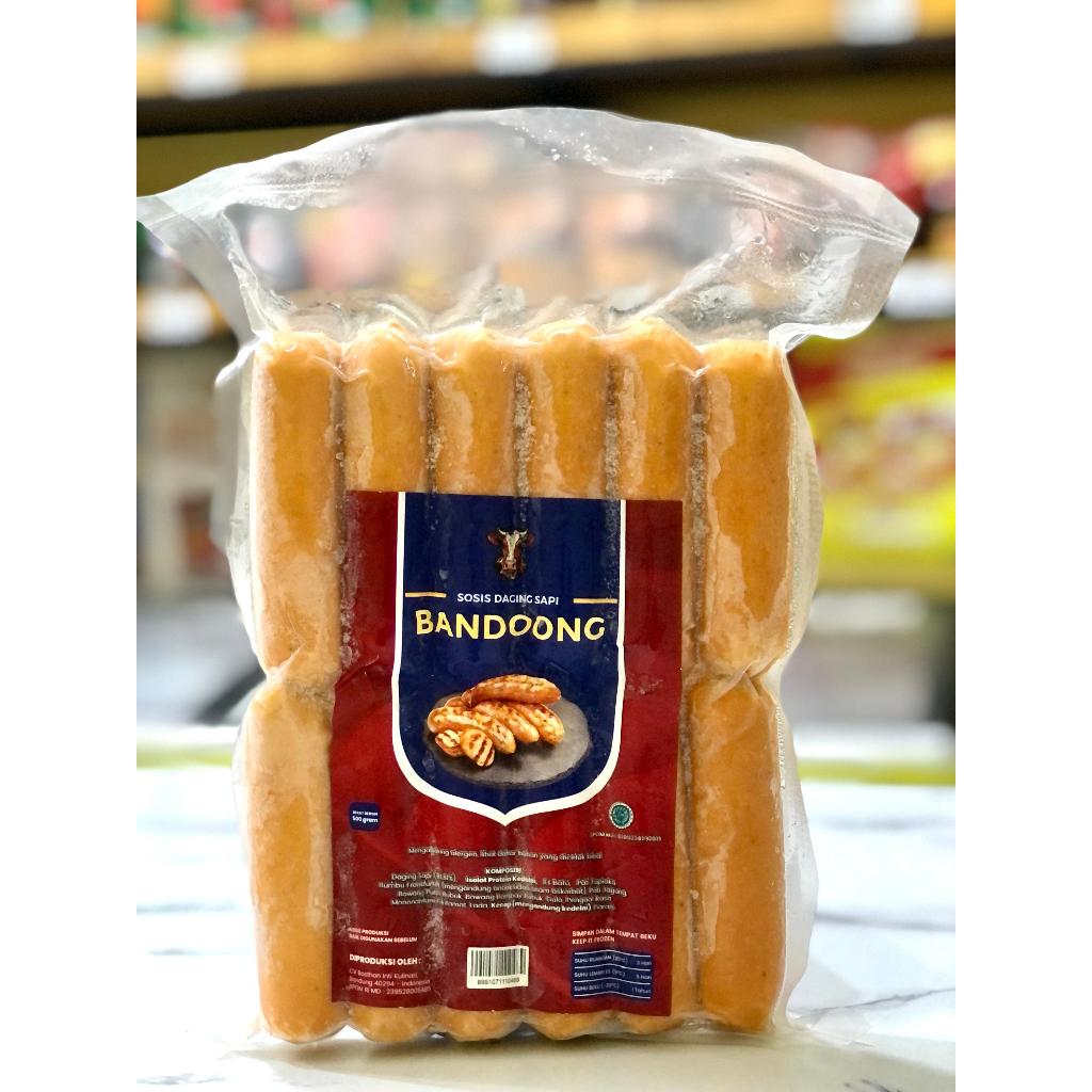 Jual Bandoong Sosis Bakar Sapi Mini 500Gr isi 12 | Shopee Indonesia