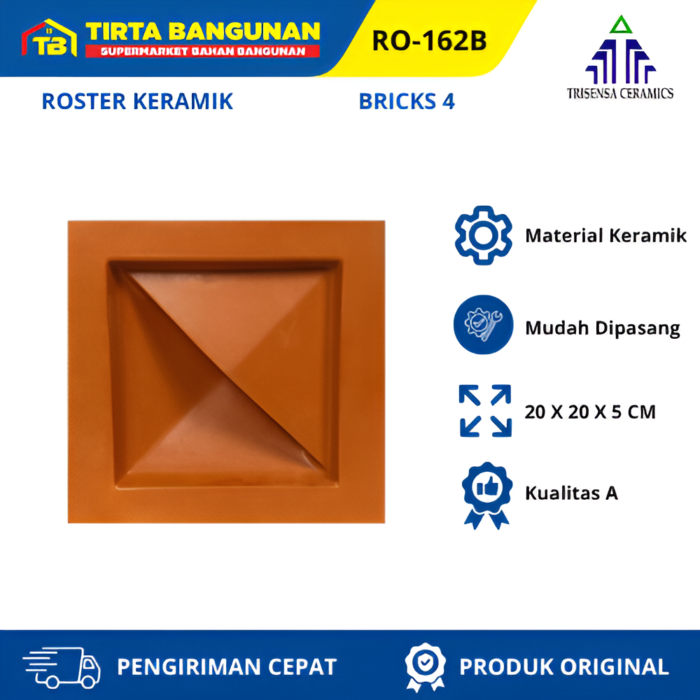 Jual TRISENSA RO 162B BRICKS 4 20 X 20 CM ROSTER LOBANG ANGIN VENTILASI ...