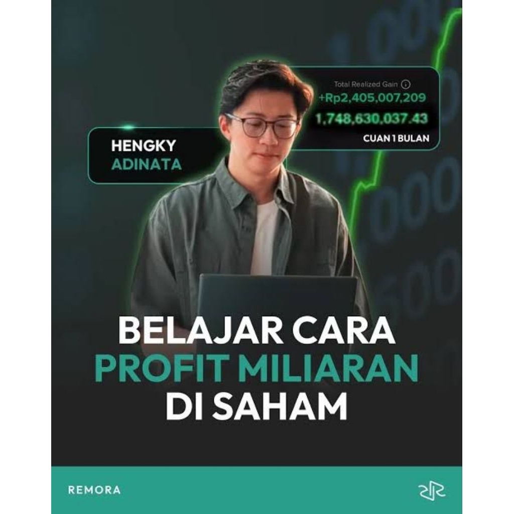 Jual Kursus Saham by remora traders hengky adinata belajar saham || G ...
