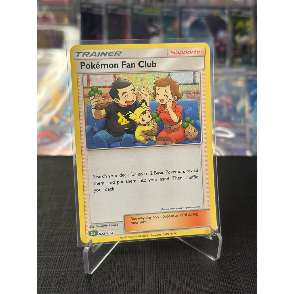 Jual Pokemon Trainer Pokemon Fan Club 022/034 CLV | Shopee Indonesia