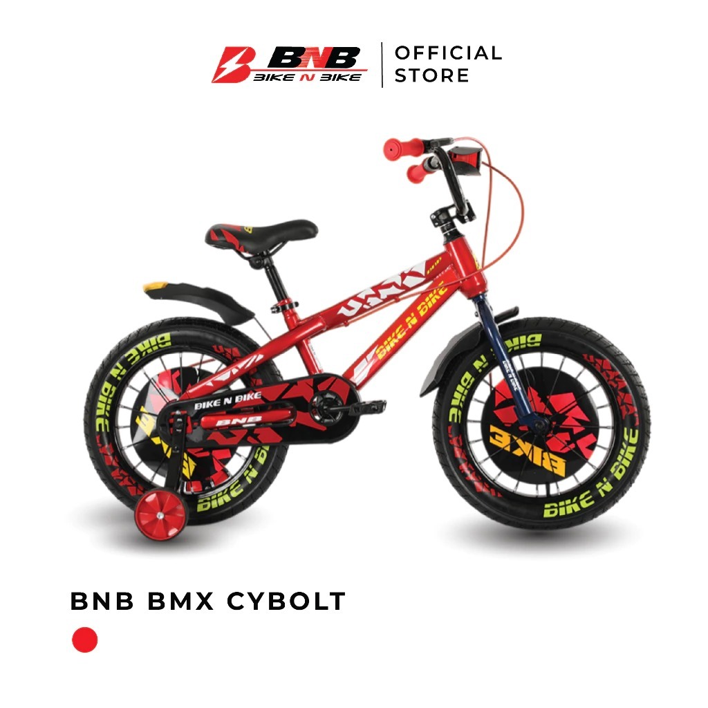 Jual Sepeda Anak Laki Laki BMX BNB Cybolt Ukuran 12 16 18 Ban 2.50 ...