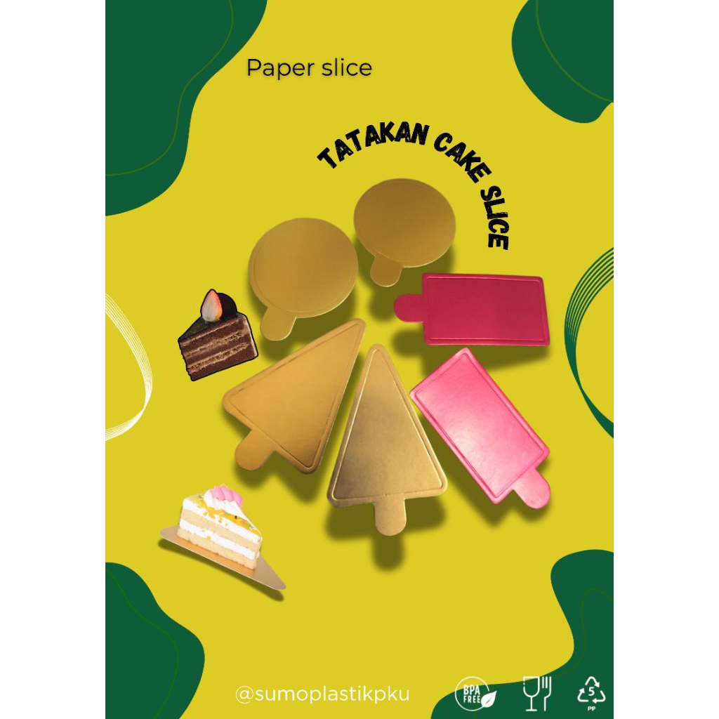 Jual Paper slice/ alas slice/ cake slice Cake | Shopee Indonesia
