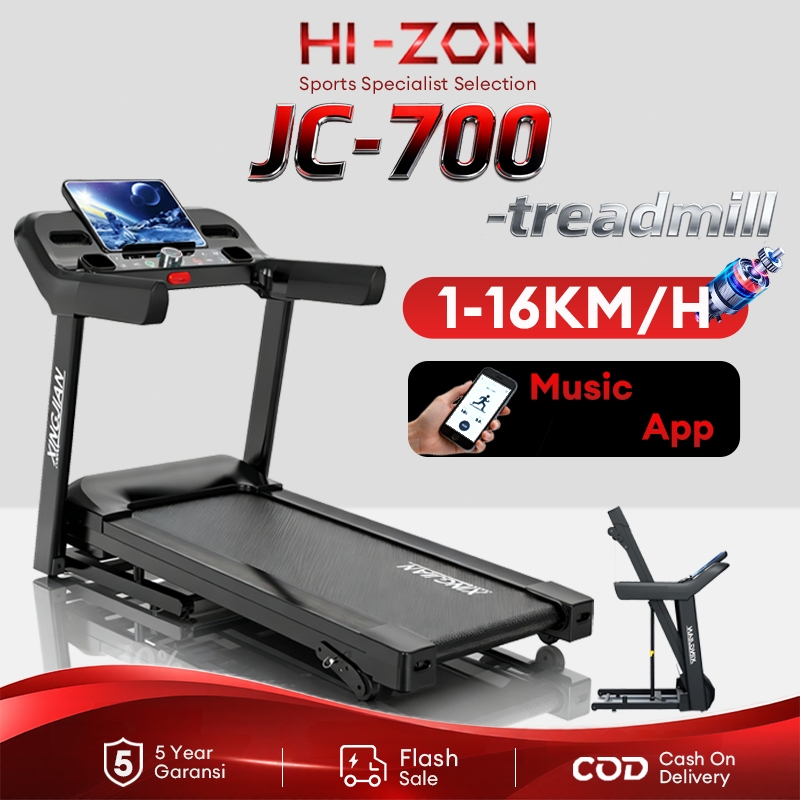 Jual HI-ZON/READY MY-HI Treadmill JC-700/Treadmill Electric/ Bluetooth ...