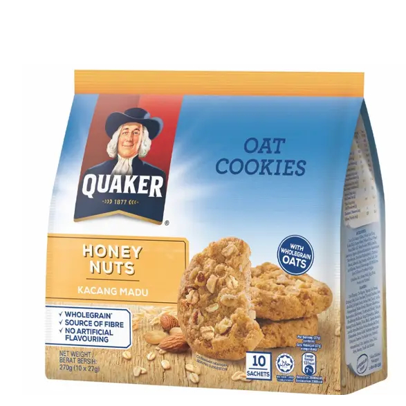 Jual Quaker Oats Cookies Honey Nuts 250gr | Shopee Indonesia