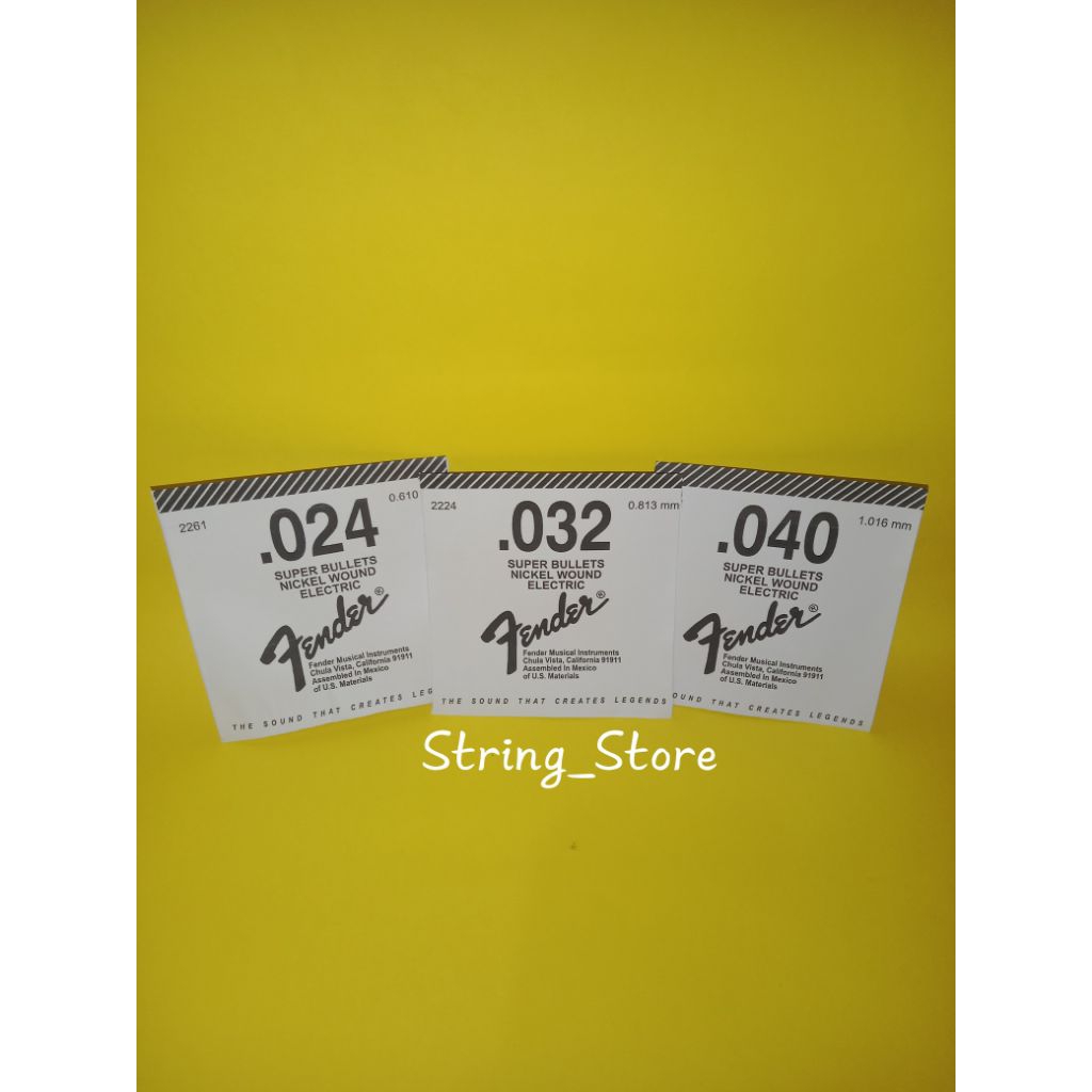 Jual Senar Gitar Fender Ereran/Satuan 1pcs Akustic Dan Electrik 024,032 ...