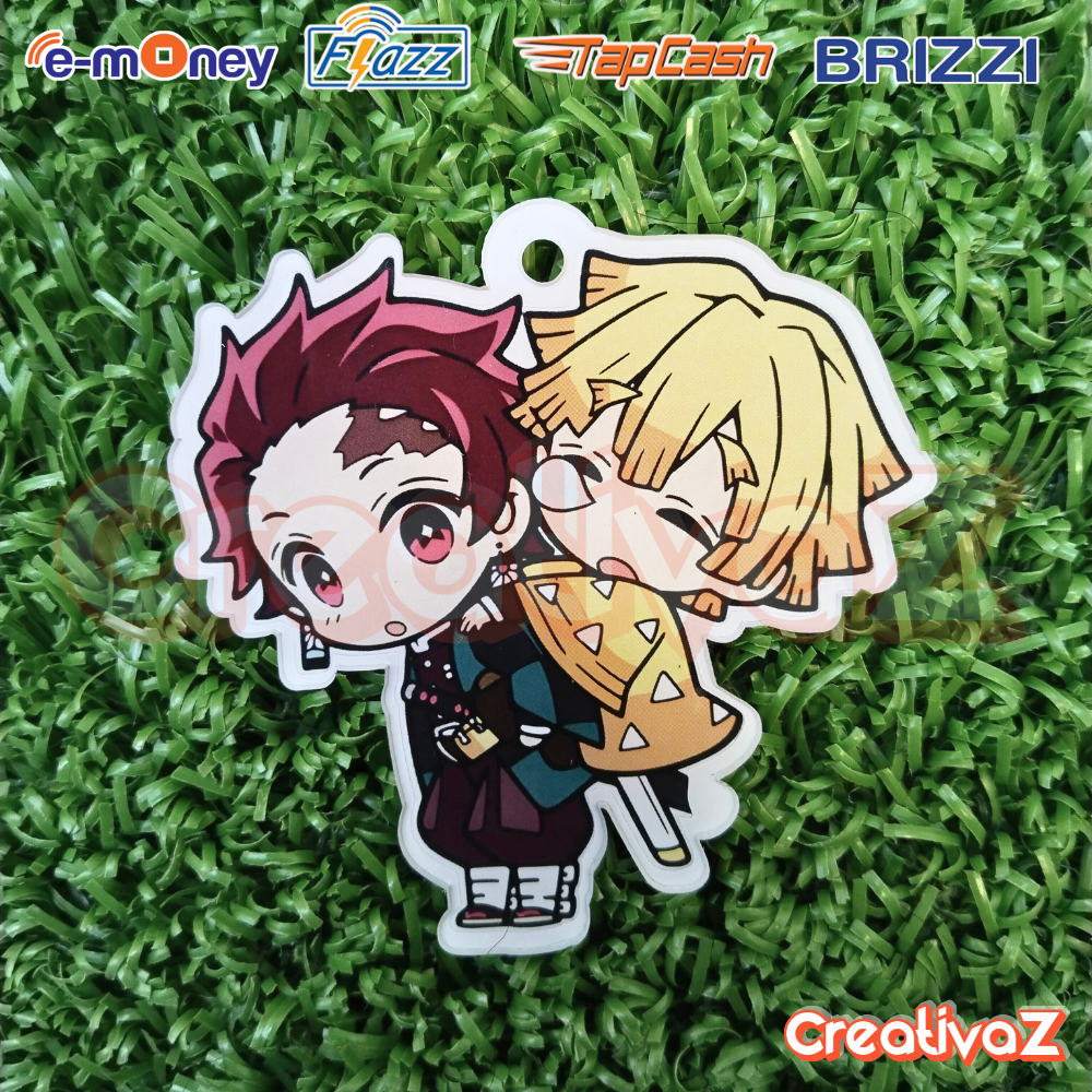 Jual Tap Charm Gantungan Emoney, Flazz, brizzi Deamon Slayer Bisa ...