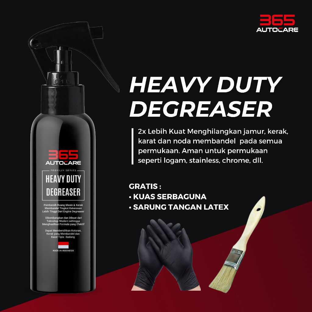 Jual 【365 Autocare】Heavy Duty Degreaser Pembersih Kerak Mesin – Formula ...