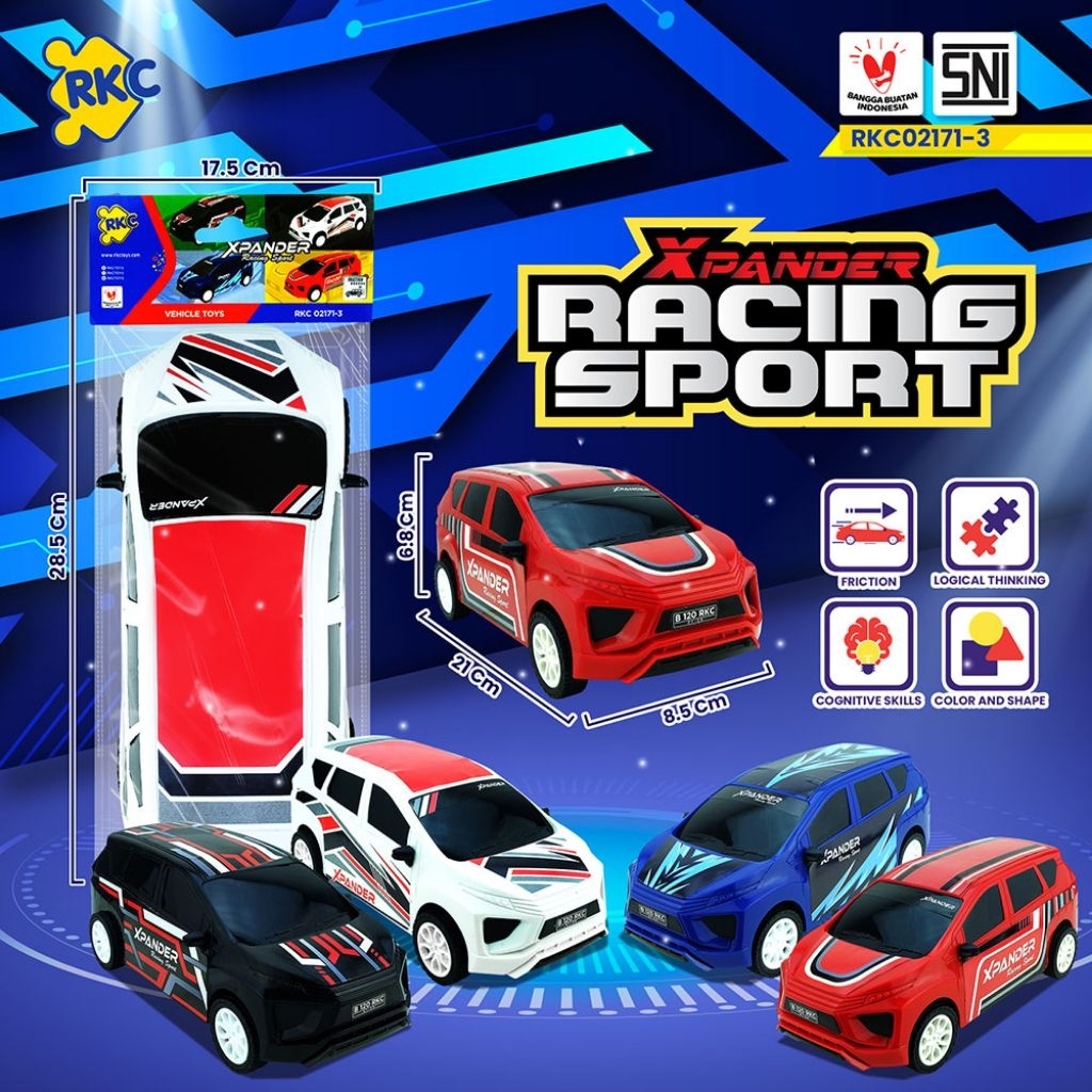 Jual Mainan anak mobil xpander miniatur modifikasi mobil 2171-1-2-3 ...