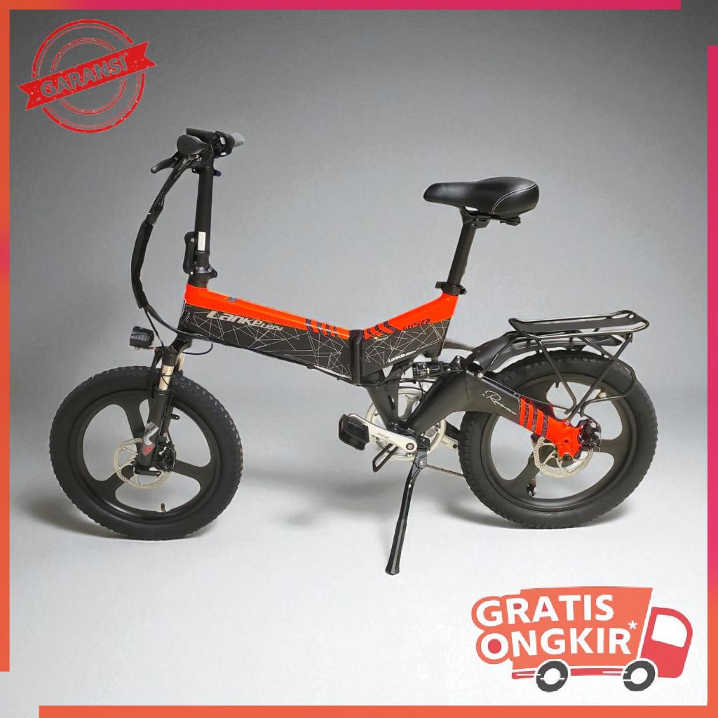 Jual Lankeleisi Sepeda Listrik Bike Moped 20 Inch 48V 10,4Ah - G650 ...
