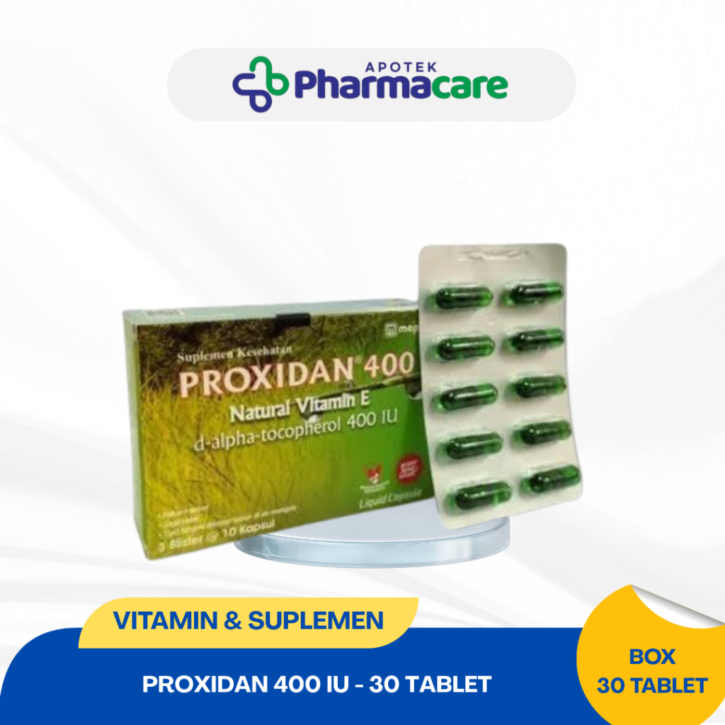 Jual PROXIDAN 400 IU - 30 TABLET VITAMIN E | Shopee Indonesia
