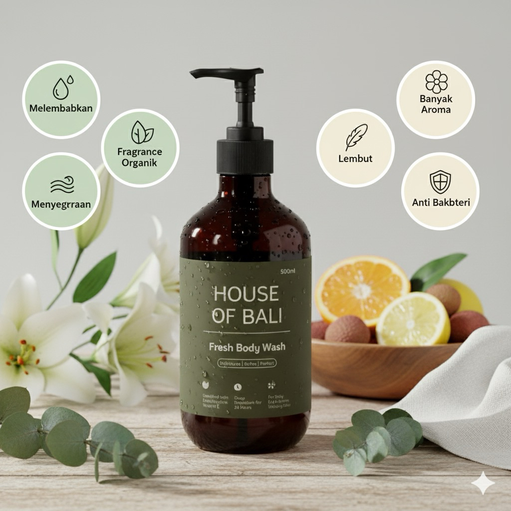 Jual Body wash sabun mandi cair 500ml - Sabun Hotel aroma mewah Nyaman ...