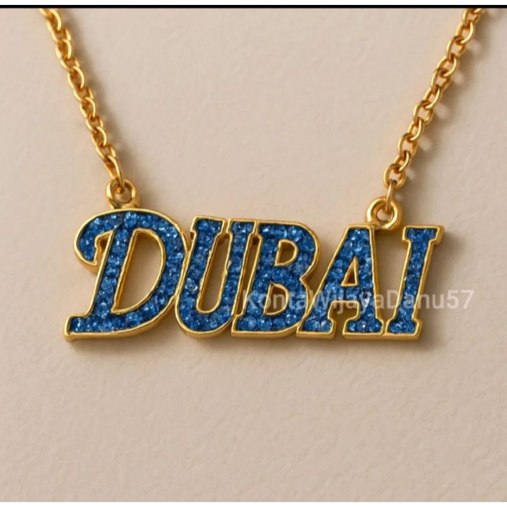 Jual Kalung liontin pria dan wanita berkode dbai Berantai | Shopee ...