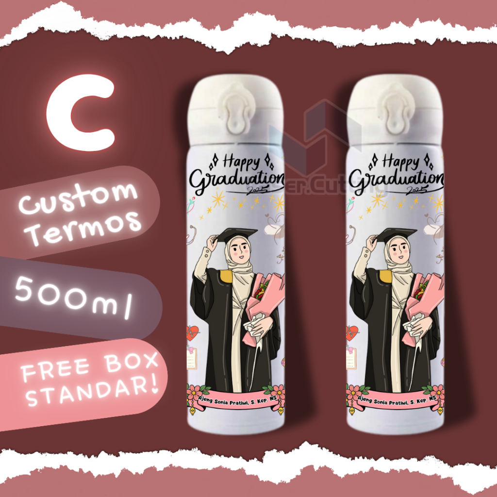 Jual TERMOS CUSTOM GAMBAR ATAU TULISAN / TERMOS CUSTOM | Shopee Indonesia