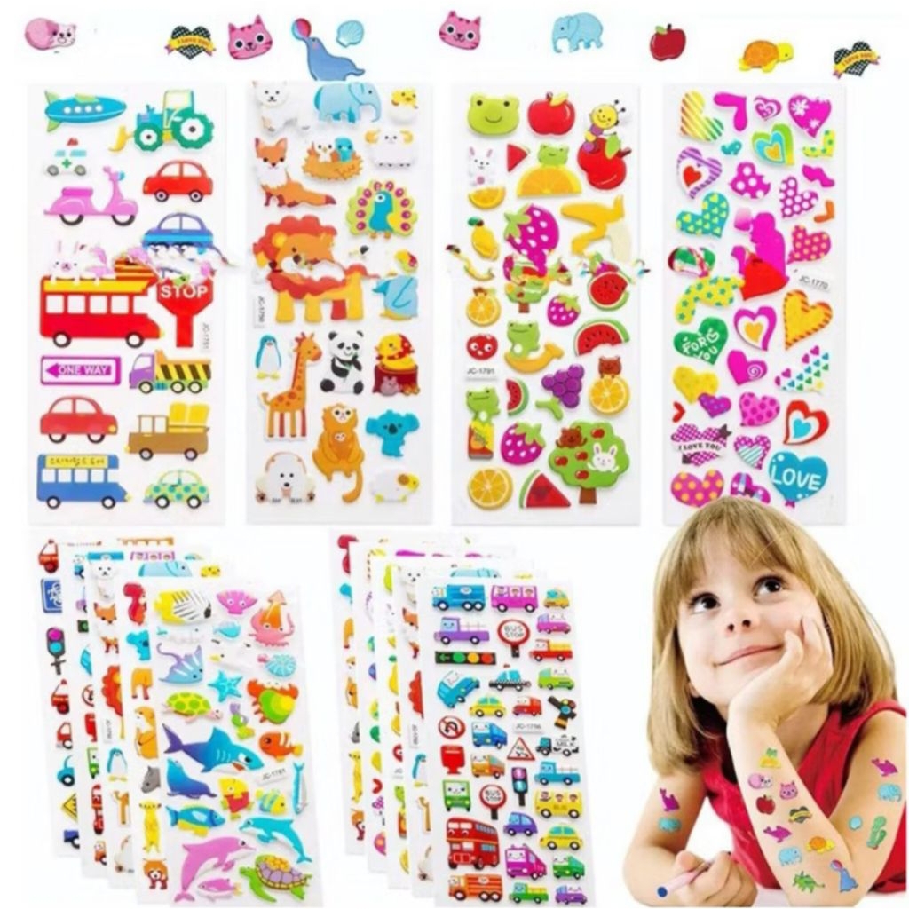 Jual Stiker 3D Stiker anak timbul Unik lucu | Shopee Indonesia