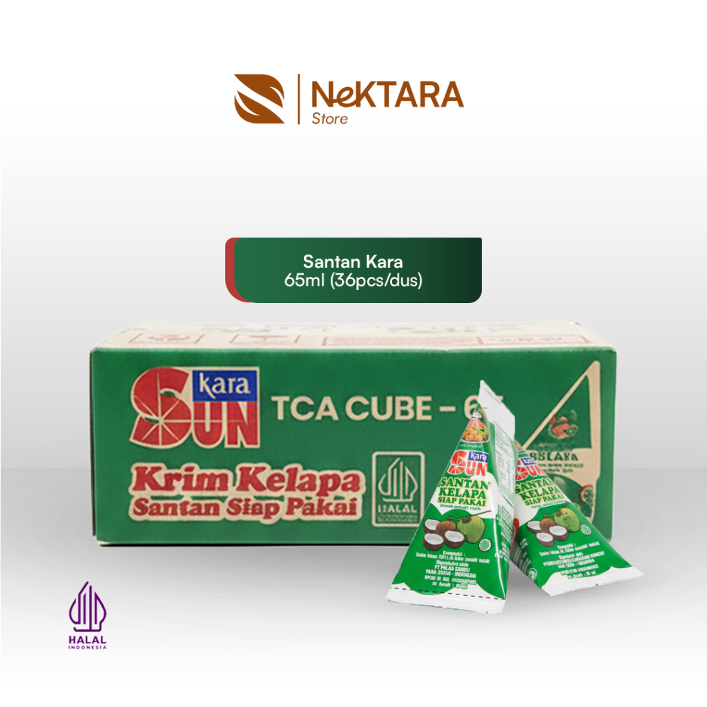 Jual SUN KARA | Santan Kelapa SUN KARA TCA CUBE-65 Santan Cair Kerucut ...