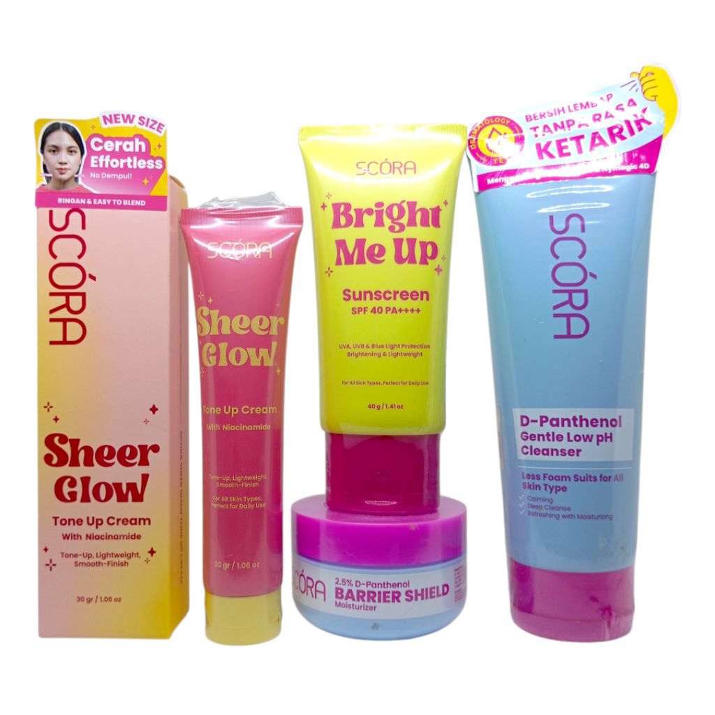 Jual Paket Skincare SCORA Perawatan Kulit Untuk Remaja | Shopee Indonesia