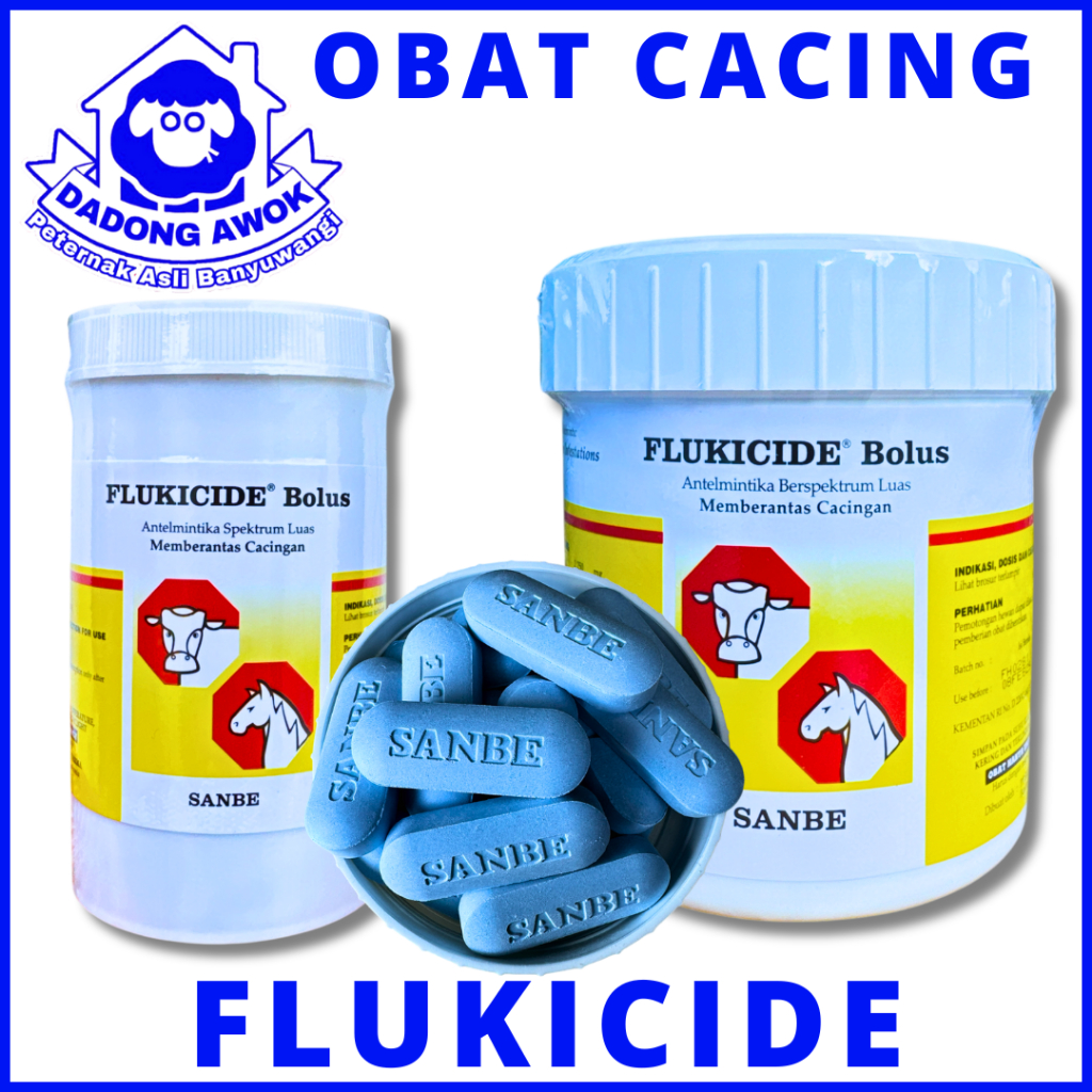 Jual FLUKICIDE 12 - FLUKICIDE 42 BOLUS - OBAT CACING SAPI - OBAT CACING ...