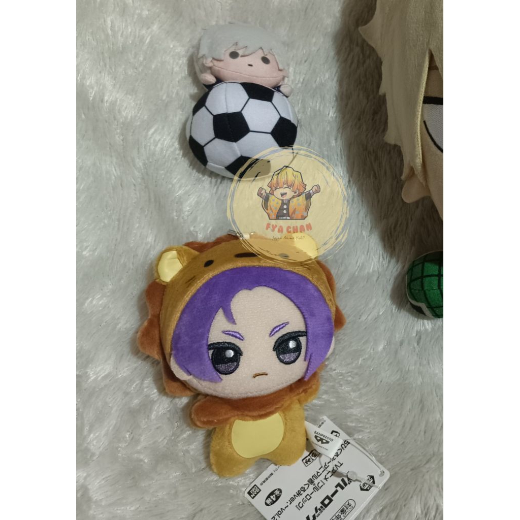 Jual Nagi Reo Mikage Plush Boneka Ganci Keychain Anime Blue Lock ...