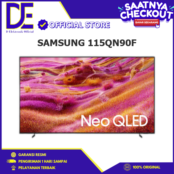Jual SAMSUNG 115QN90F Smart TV 115 Inch Class Neo QLED 4K Vision AI ...