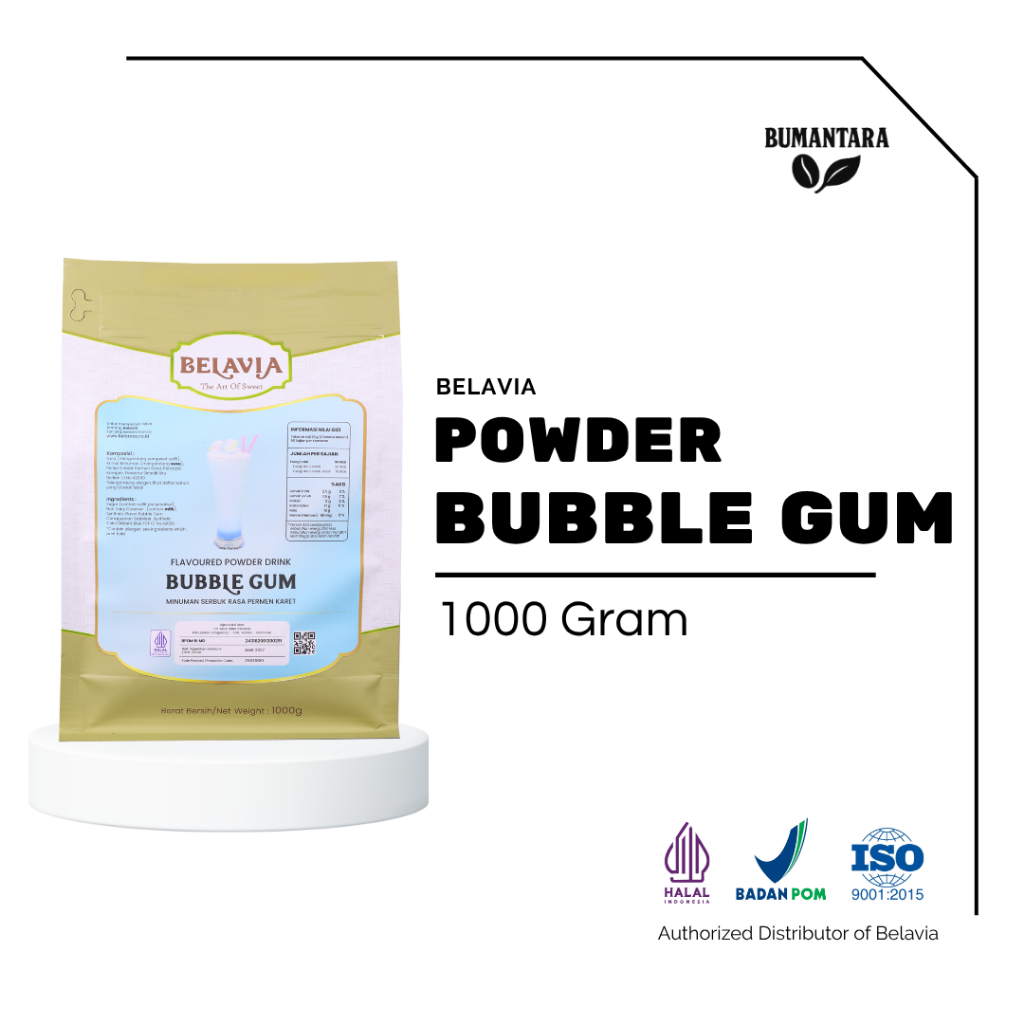 Jual Bubble Gum Powder Drink Belavia | Bubuk Minuman rasa Permen Karet ...