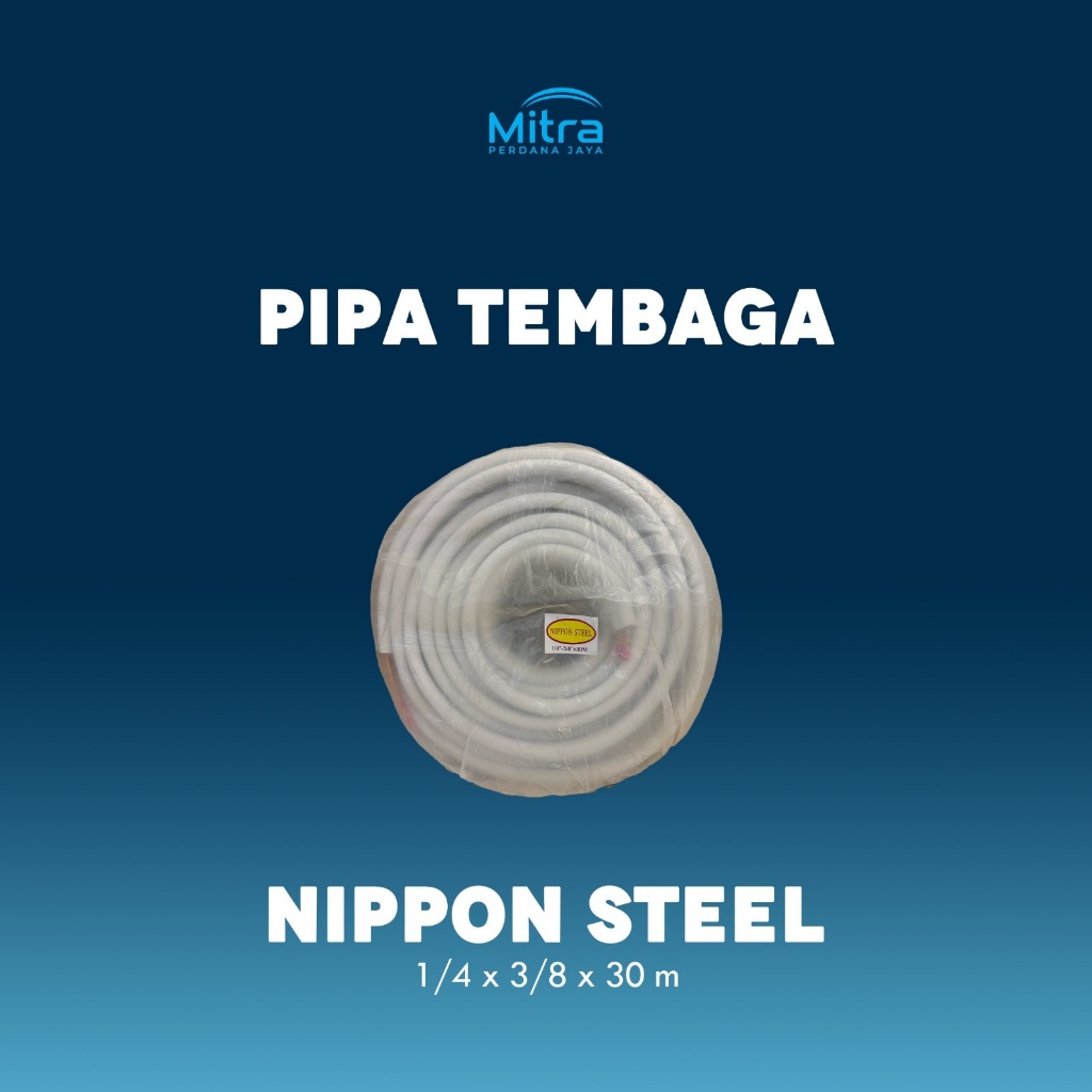 Jual Pipa Tembaga Nippon Steel 1/4 x 3/8 x 30MTR NS-2330 1PK | Shopee ...