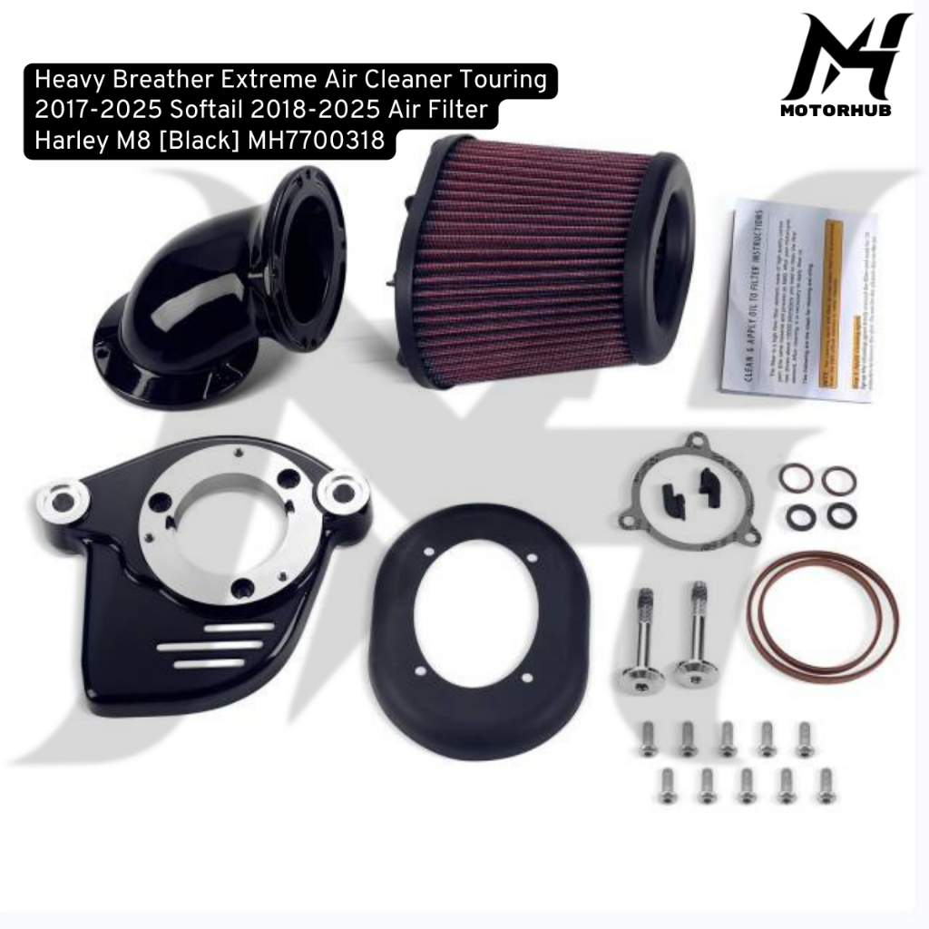 Jual Air FIlter Harley M8 Heavy Breather Extreme Air Cleaner Touring ...