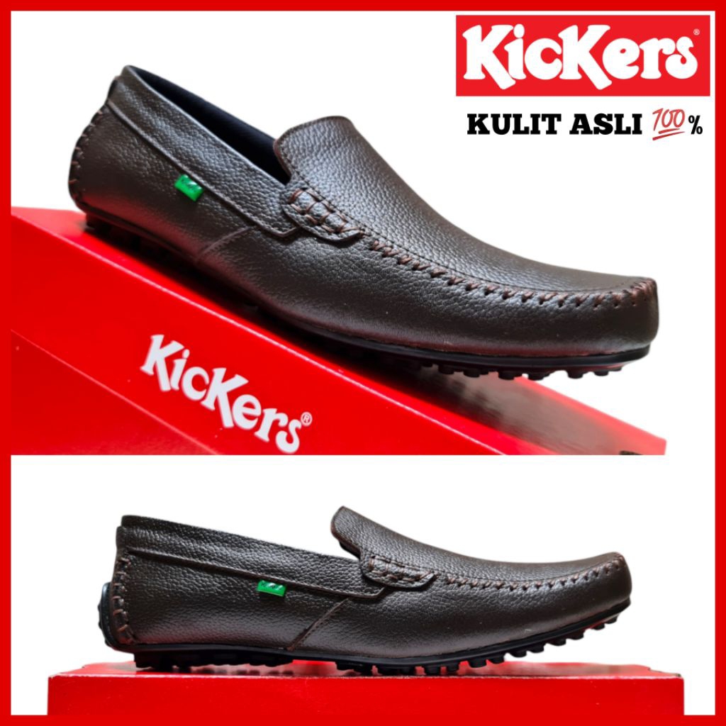 Jual SEPATU PANTOFEL KICKERS PRIA SIZE 38 - 44 ASLI KULIT / SEPATU ...