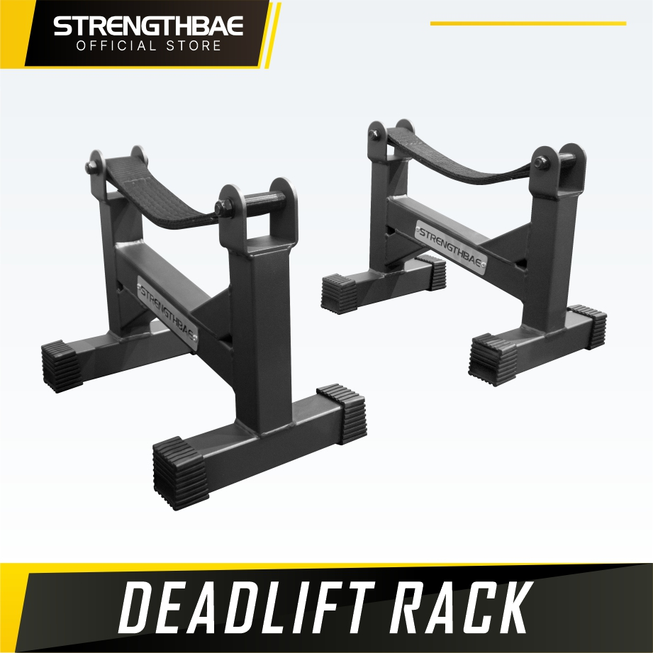 Jual Deadlift Rack Stand STRENGTHBAE Deadlift Platform Crash Pad ...