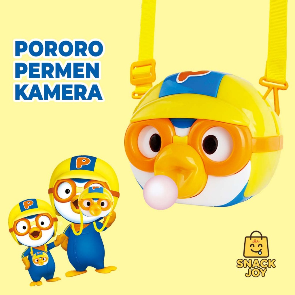 Jual SNACKJOY/ PORORO Permen Kamerag/Permen Mainan Rasa Buah/Candy Toys ...