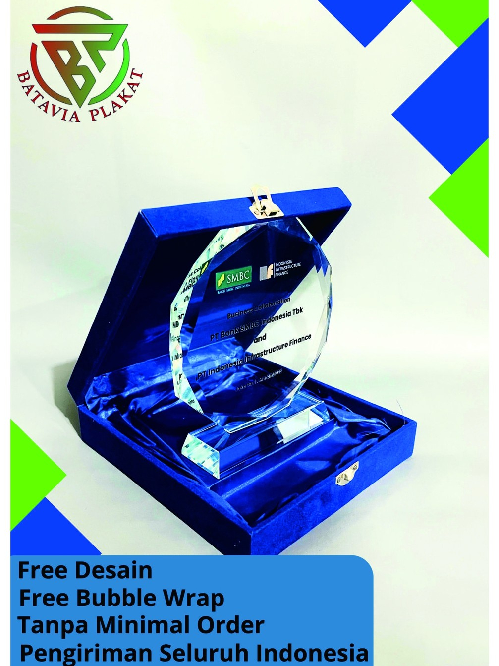 Jual Plakat Kristal Diamond Elegan Premium, Plakat Kristal Custom ...