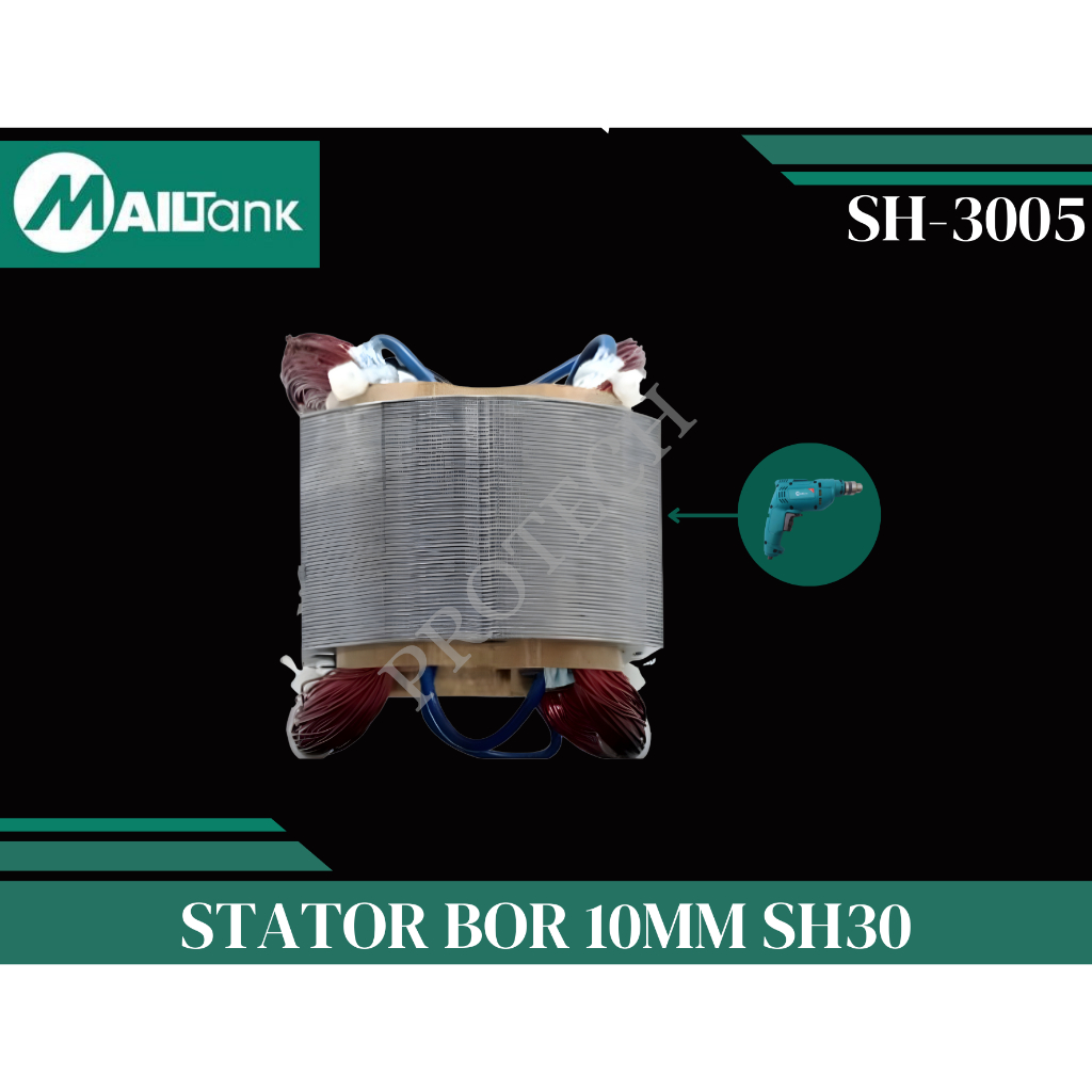 Jual MAILTANK SH3005 SH30 / SPARE PART STATOR UNTUK MESIN BOR TANGAN ...