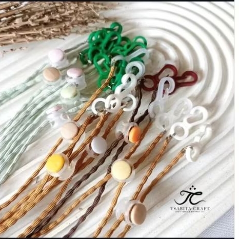 Jual Tsabita Craft - Strap Mask Simple Sehari hari Warna Random 1 pcs ...