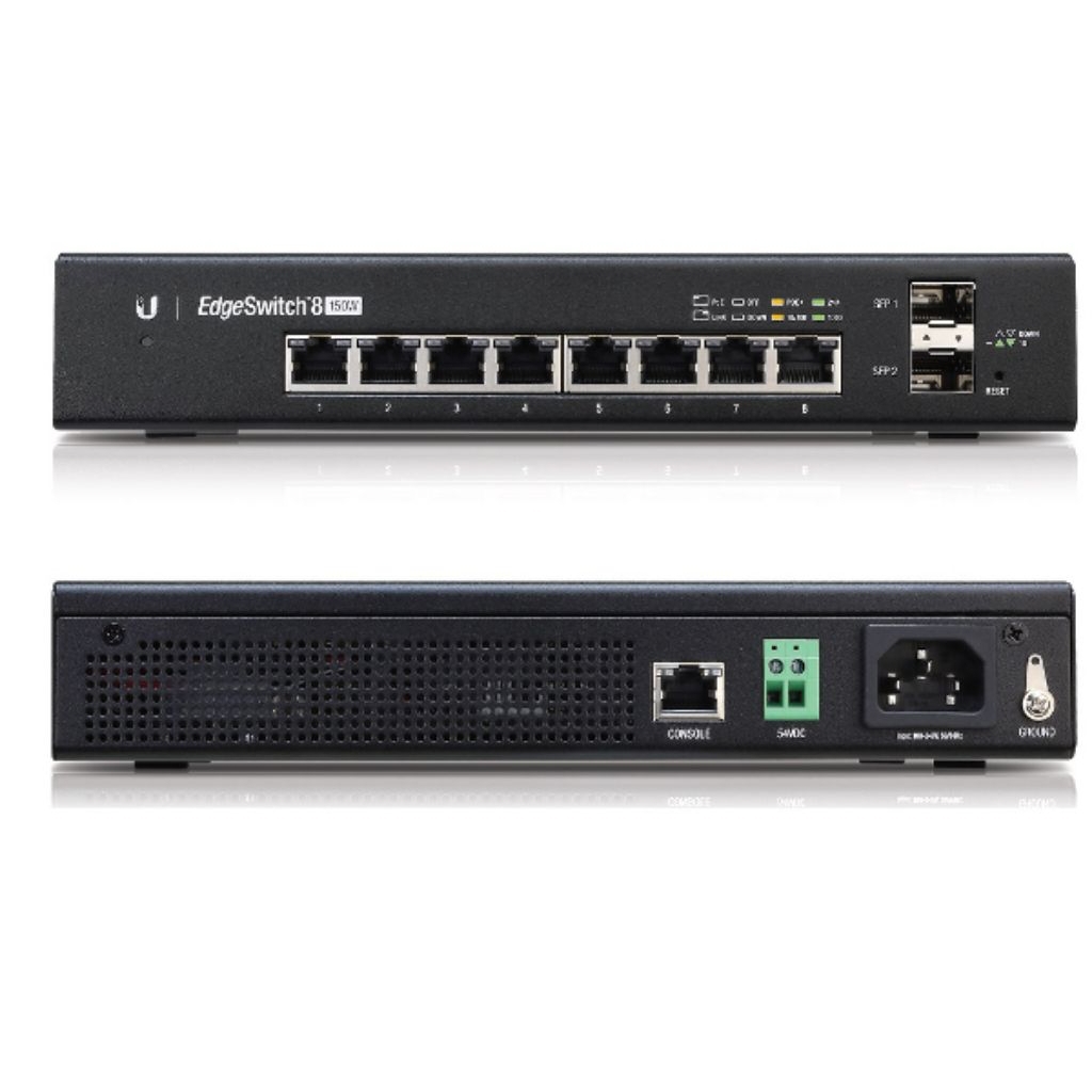 Jual Ubiquiti EdgeSwitch ES-8-150W Edge Switch 8 POE 100% Normal Mulus ...