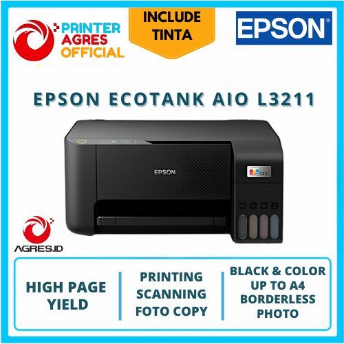 Jual Epson L3211 All-In-One Tank Printer Scan Copy Print / Epson ...