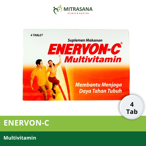 Jual Enervon C Strip 4 Tablet - Suplemen Vitamin | Shopee Indonesia