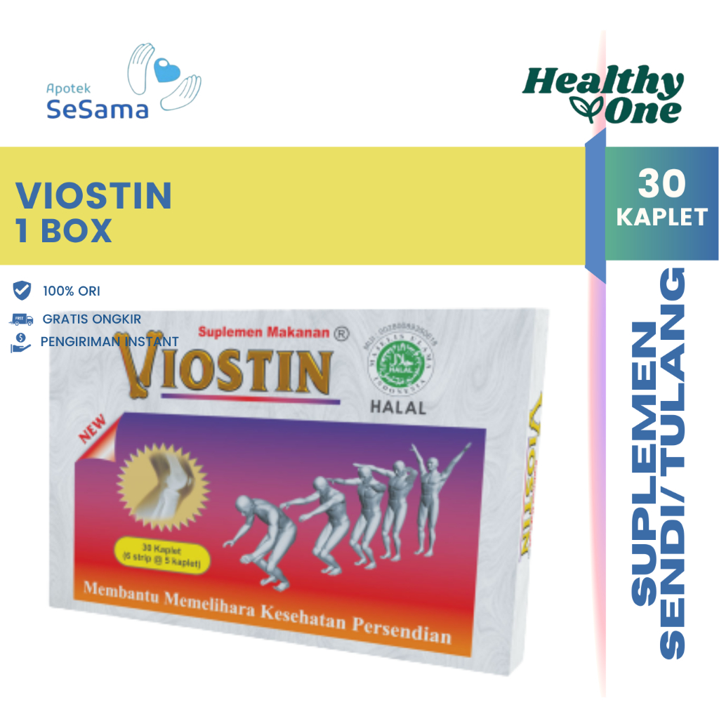 Jual VIOSTIN 1 BOX ISI 30 KAPLET | Shopee Indonesia