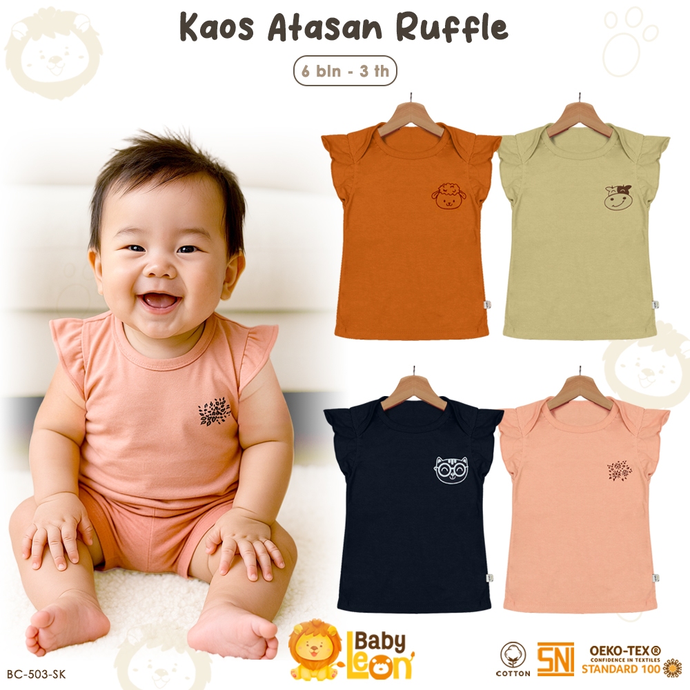 Jual BABYLEON Baju Bayi 0-3Th Atasan Baju Bayi Cotton Model Ruffle BC ...