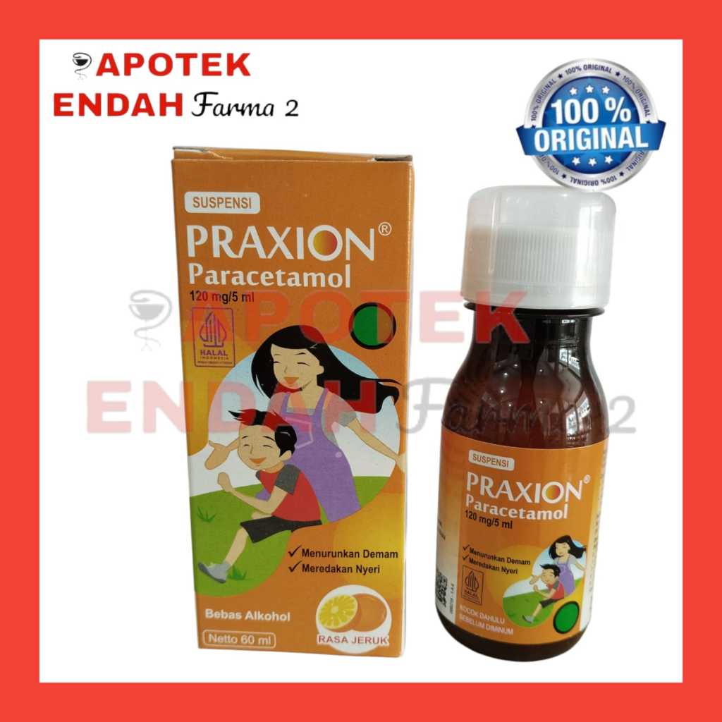 Jual PRAXION SIRUP UNTUK DEMAM ANAK 60ML | Shopee Indonesia