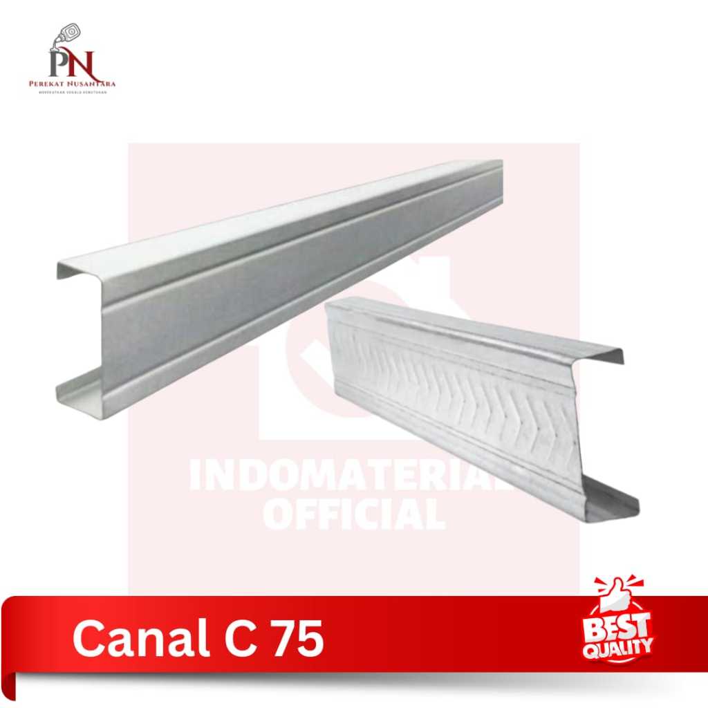 Jual Baja Ringan Canal C75 Galvalum Premium Panjang 6m | Tersedia Semua ...