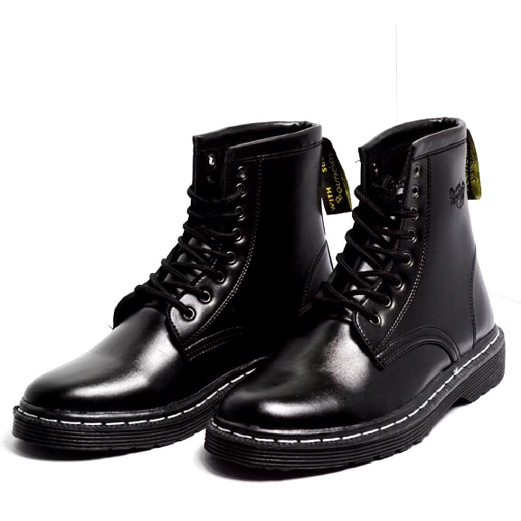 Jual sepatu docmart pria 8holl low boots sepatu kerja sepatu tali fre ...