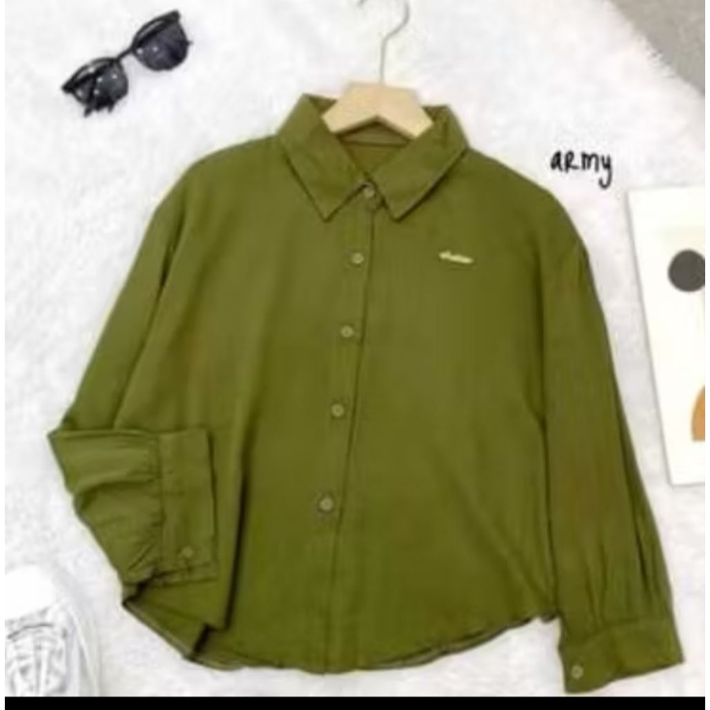 Jual CROP BLOES BLONI RAYON TWIL VIRAL | Shopee Indonesia