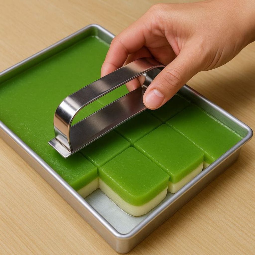 Jual Penggaris kue talam,kue pepe,stainless steel awet dan mudah ...